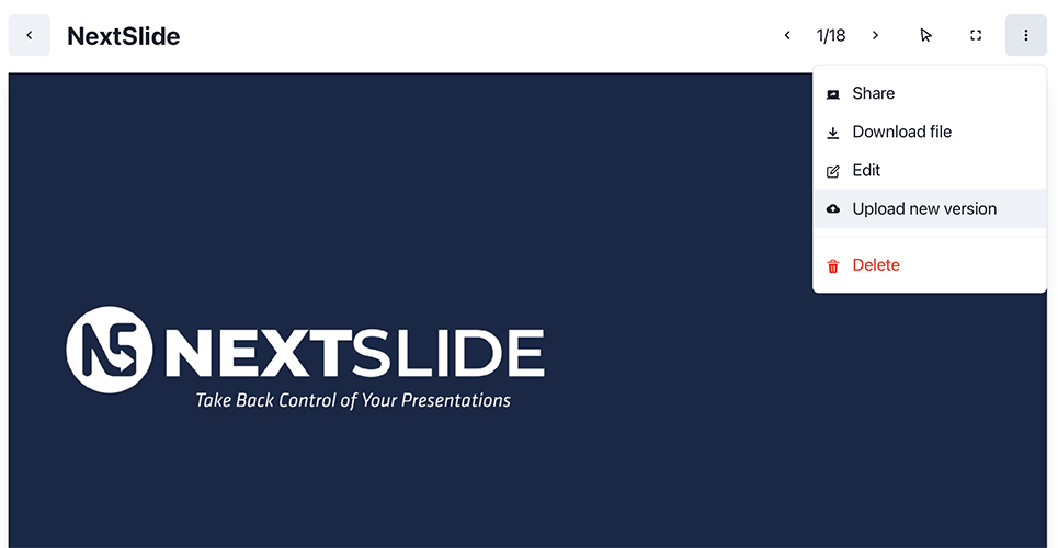 NextSlide » Shared Control of Your Powerpoint Presentations